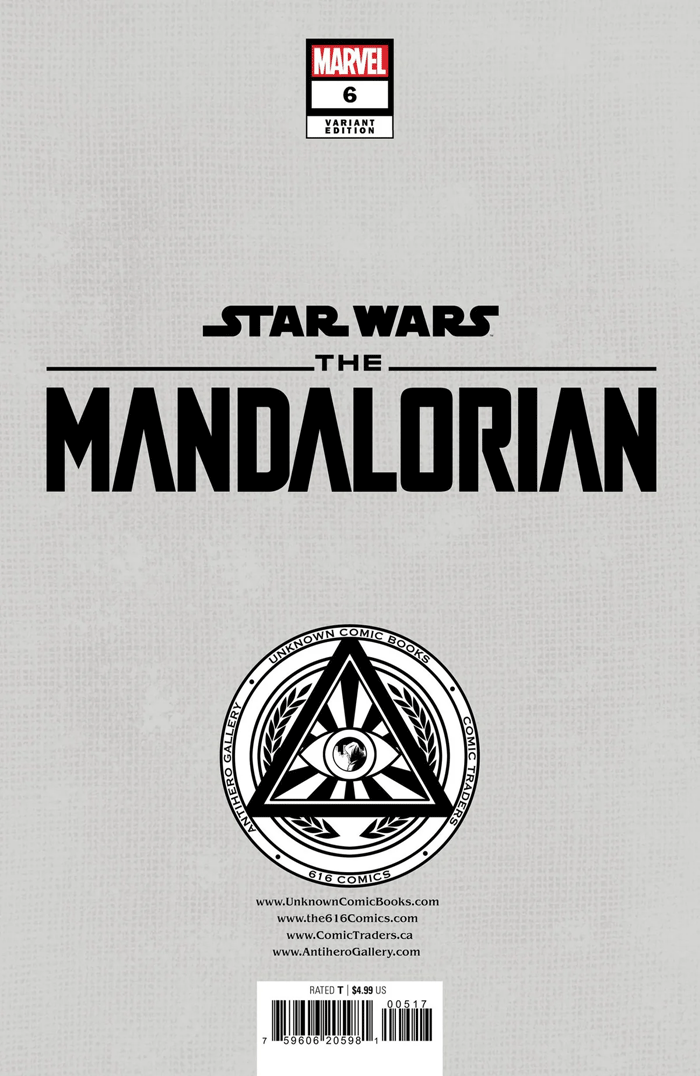 Star Wars The Mandalorian Season 2 6 Kaare Andrews Exclusive Virgin