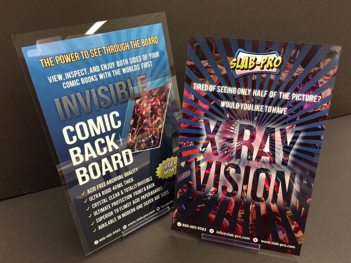 X-RAY VISION - 10 Pack INVISIBLE COMIC BOARDS! Current/Modern - 6 3/4 ...